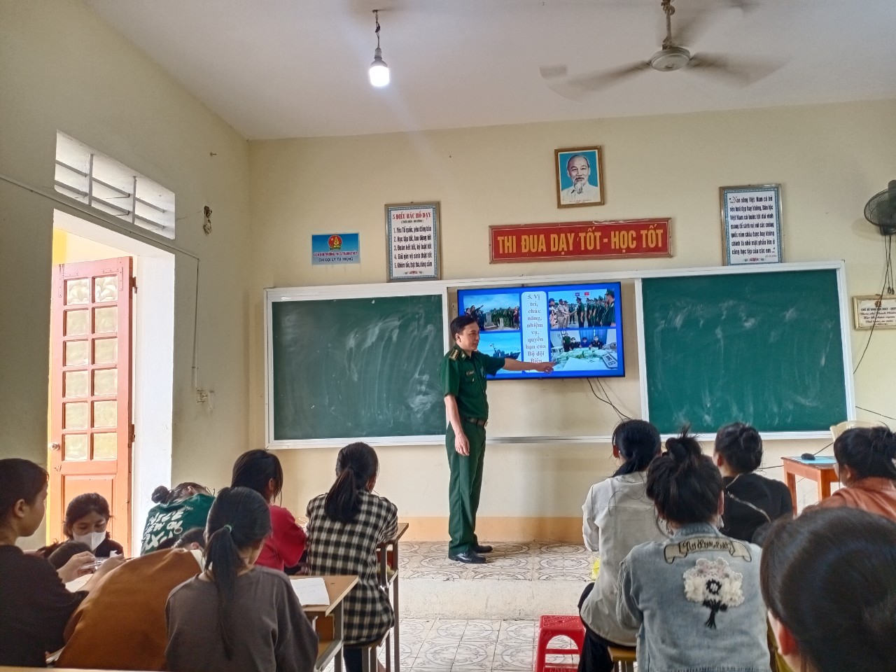 Đồn Biên phòng Cửa khẩu Thanh Thủy phấn đấu đạt nhiều thành tích trong phong trào Quyết thắng